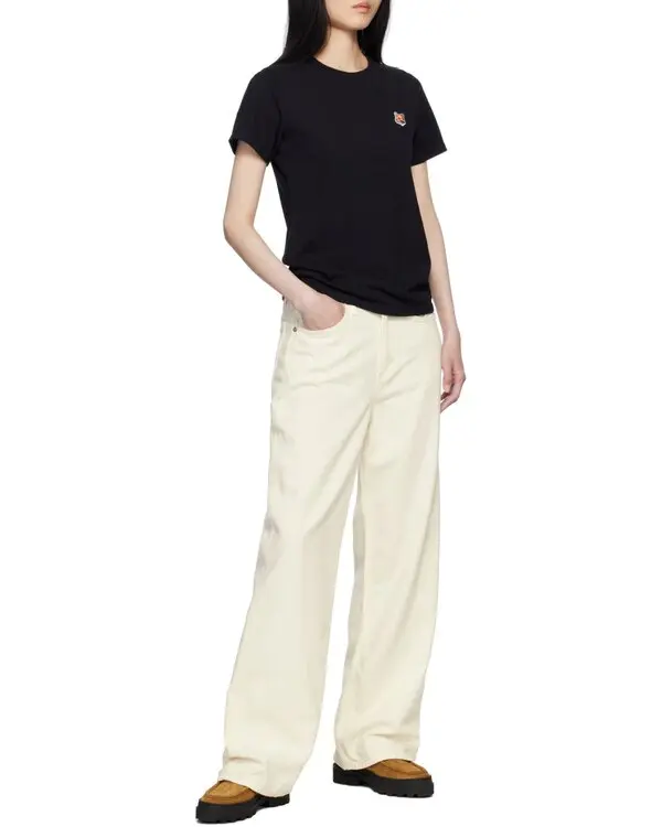 Maison Kitsuné Fox Head Patch Crewneck T-shirt