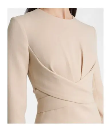 EMILIA WICKSTEAD Elta Wool Crepe Midi Dress