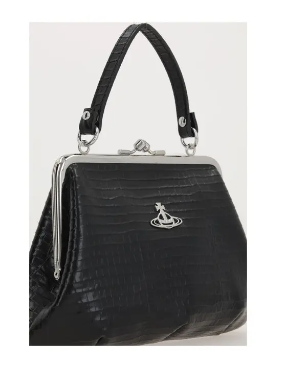 VIVIENNE WESTWOOD Granny Top Handle Tote Bag