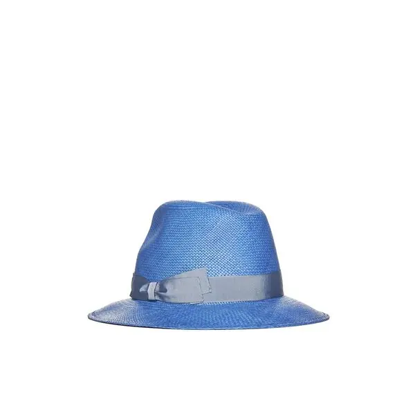 Borsalino Straw Ribbon Band Hat