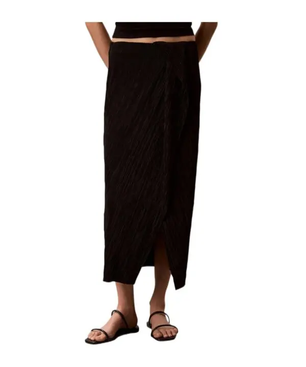 Calvin Klein Pleated Midi Skirt