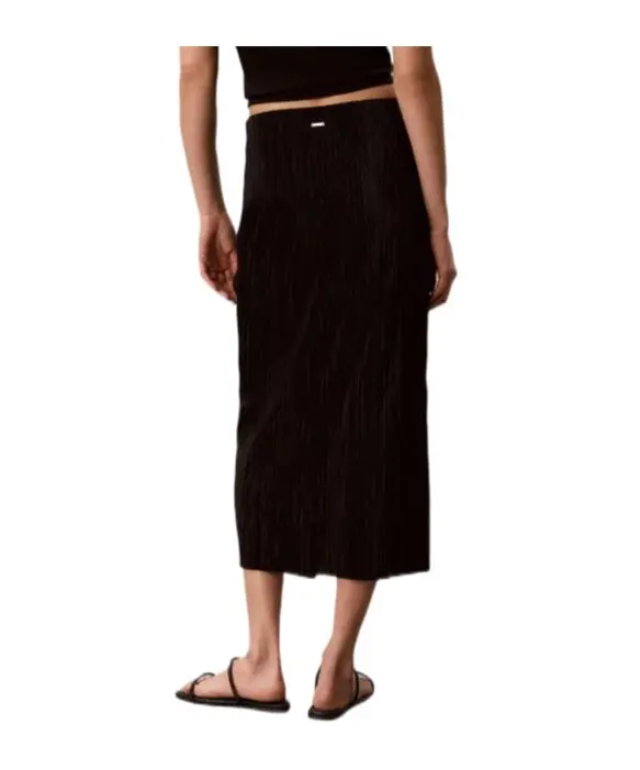 Calvin Klein Pleated Midi Skirt