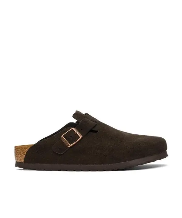 BIRKENSTOCK Boston Soft Suede Slippers