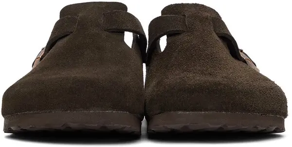 BIRKENSTOCK Boston Soft Suede Slippers