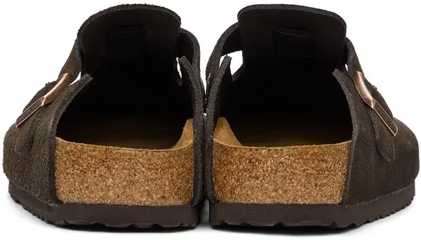 BIRKENSTOCK Boston Soft Suede Slippers