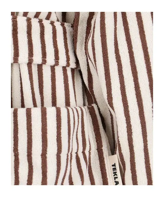 TEKLA Terrycloth Hooded Bathrobe