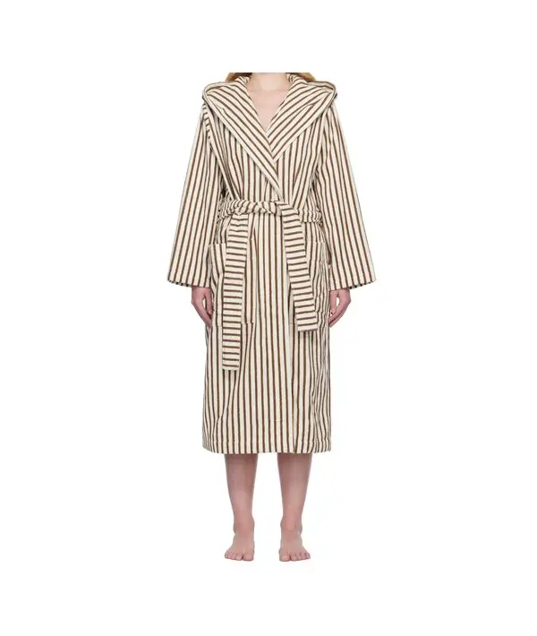 TEKLA Terrycloth Hooded Bathrobe