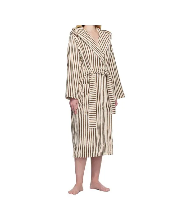 TEKLA Terrycloth Hooded Bathrobe