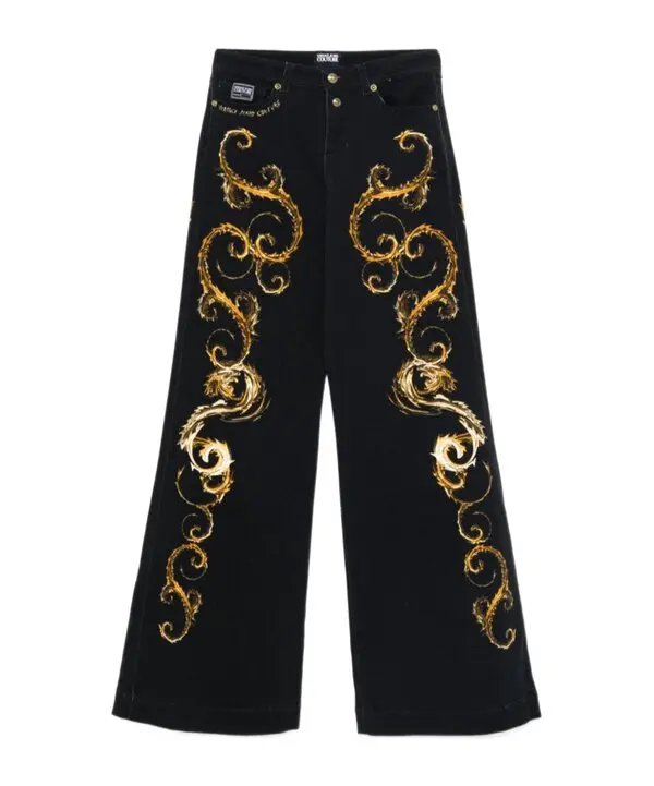 Versace Belt-loop Jeans - Black