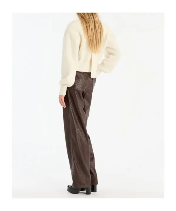 ROTATE BY BIRGER CHRISTENSEN Scarf-neck Buttoned Cardigan
