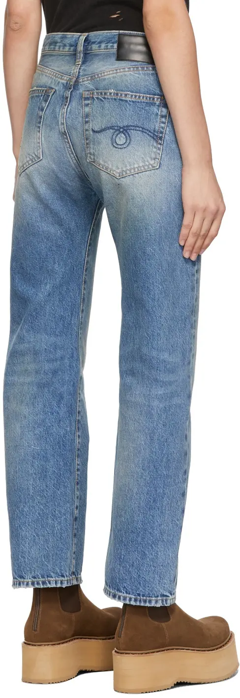 R13 Logo Jeans