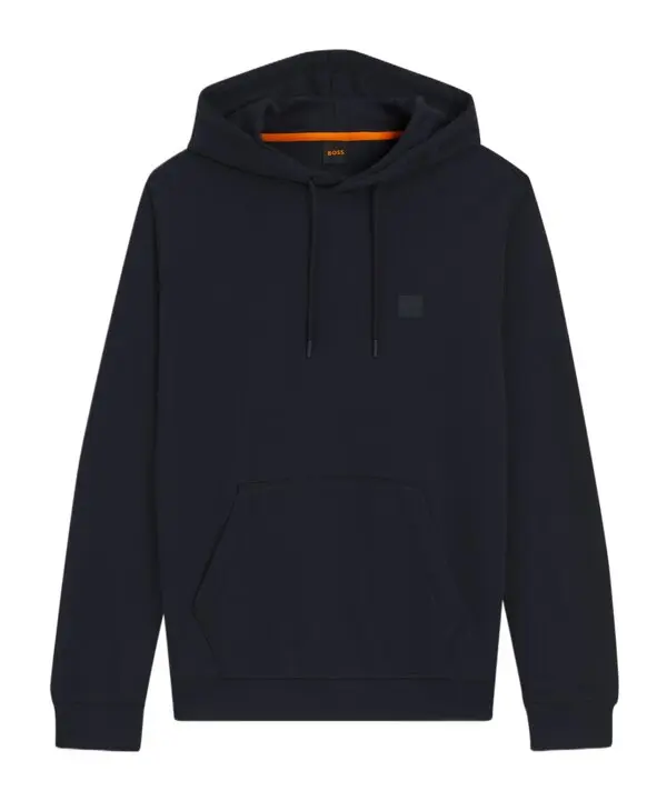 Hugo Boss Logo Patch Drawstring Hoodie