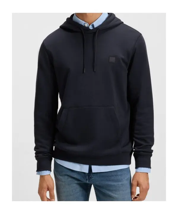 Hugo Boss Logo Patch Drawstring Hoodie