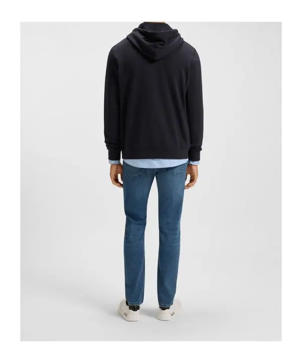 Hugo Boss Logo Patch Drawstring Hoodie