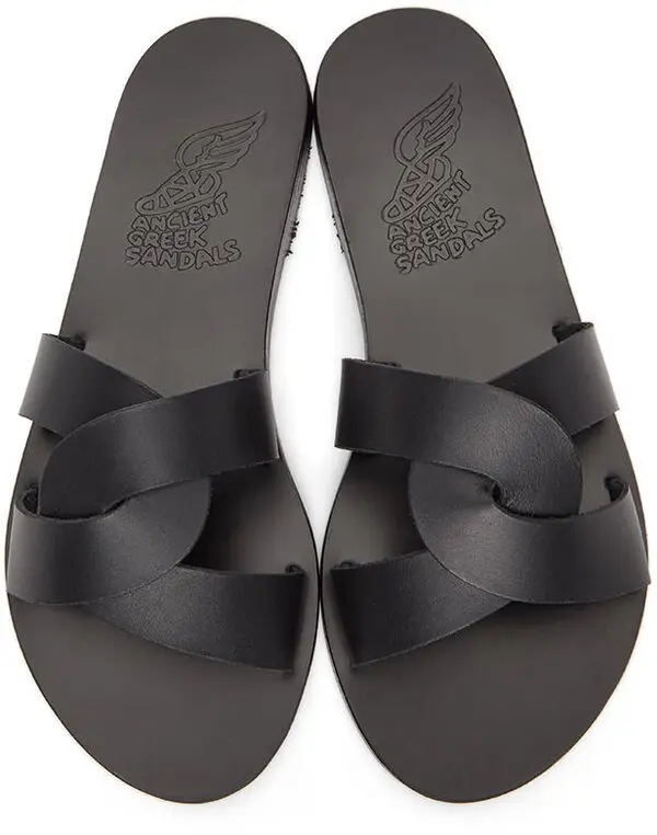ANCIENT GREEK SANDALS Desmos Crossover Leather Sandals