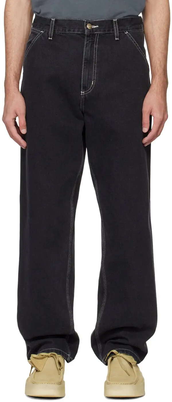Carhartt Work In Progress Mid-rise Relaxed-fit Jeans