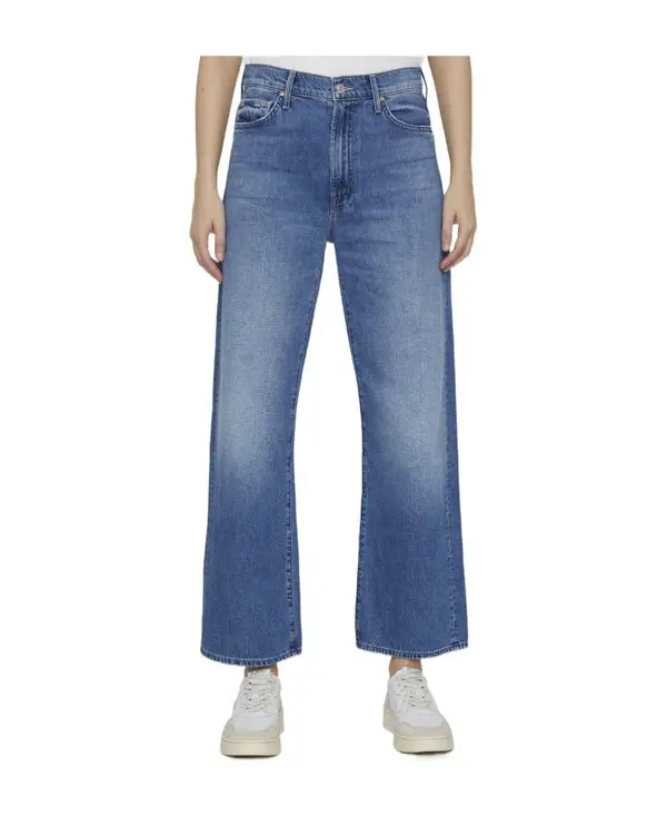 MOTHER The Dodger Ankle Cropped Jeans - Blue