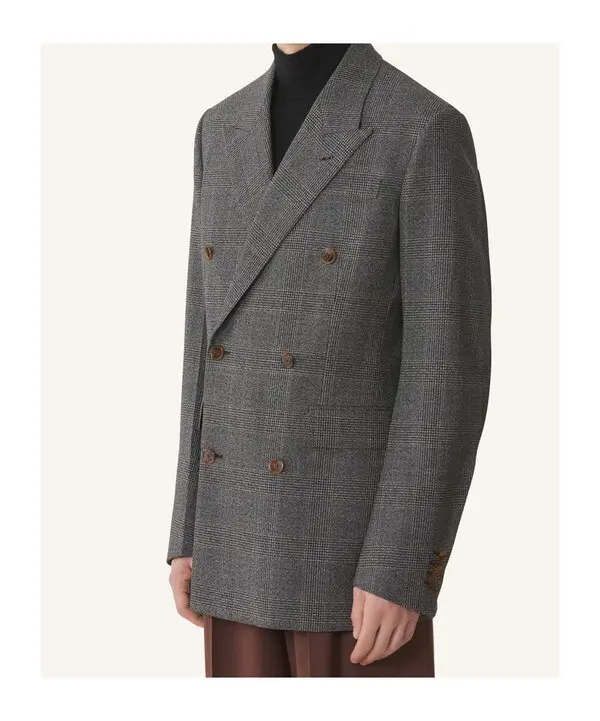 LANVIN Prince Of Wales Wool Jacket