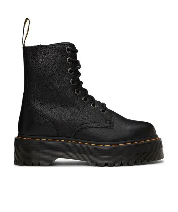 Dr. Martens Jadon Iii Round Toe Platform Combat Boots - Black