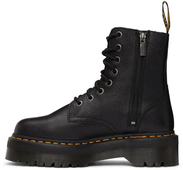 Dr. Martens Jadon Iii Round Toe Platform Combat Boots - Black
