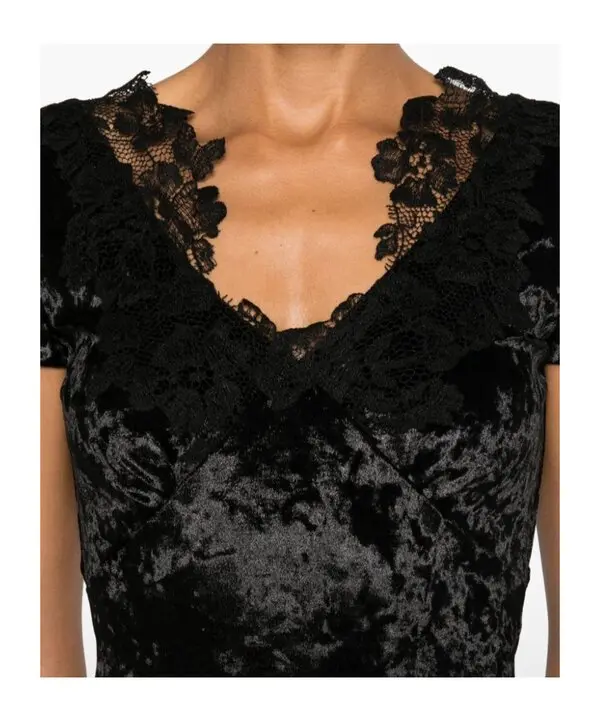 Ermanno Scervino Short Sleeve Dress
