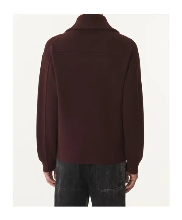 LANVIN Cashmere Zip Cardigan - Bacchus