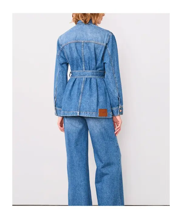 Officine Générale Long-sleeved Denim Jacket