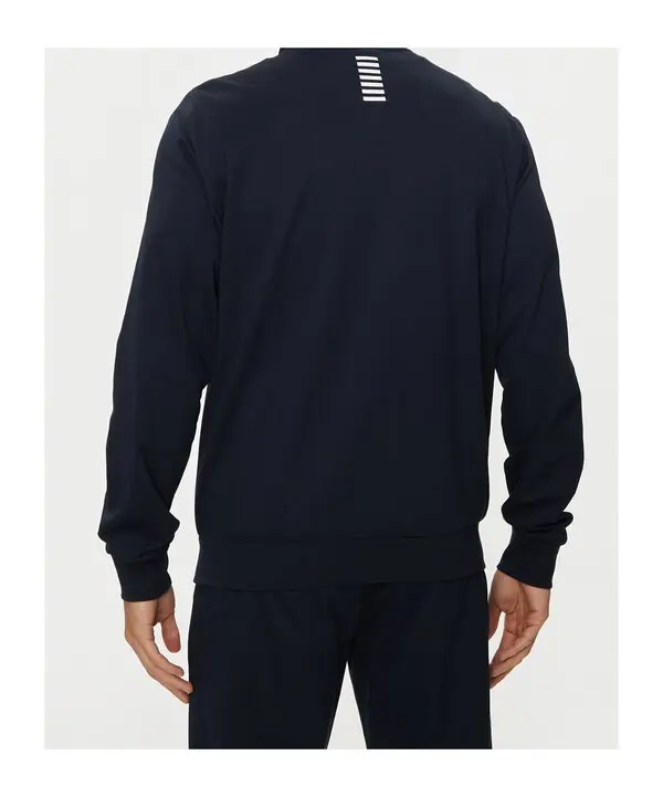 EA7 Zip-up High Neck Sweatshirt