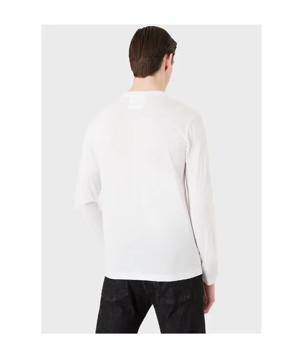 Emporio Armani Logo Printed Crewneck T-shirt