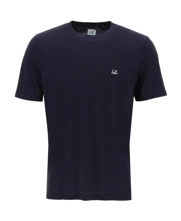 C.P. COMPANY Short-sleeved Round Neck T-shirt - Black
