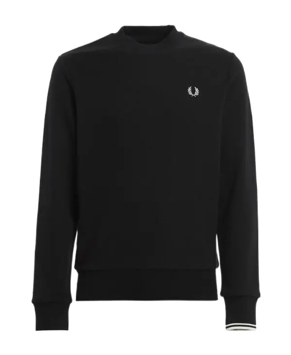 Fred Perry Logo-embroidered Crewneck Sweatshirt