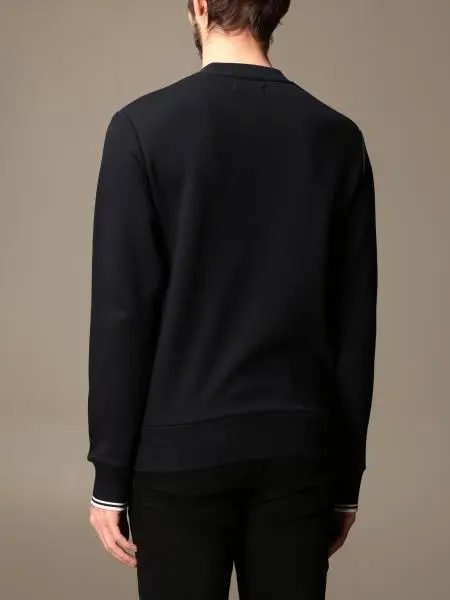 Fred Perry Logo-embroidered Crewneck Sweatshirt