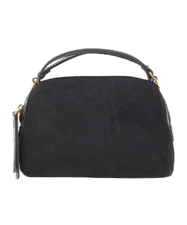 GIANNI CHIARINI Alifa Suede Handbag - Black