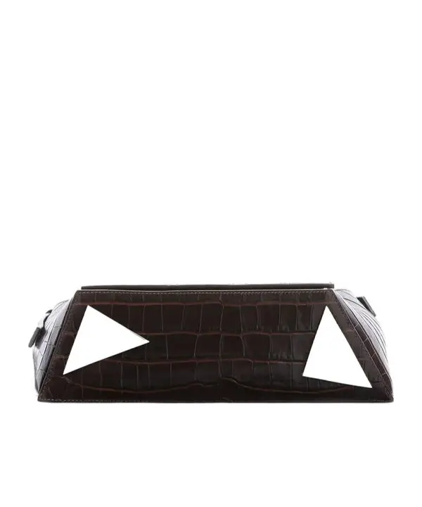 Attico 7/7 Coffee Shoulder Bag
