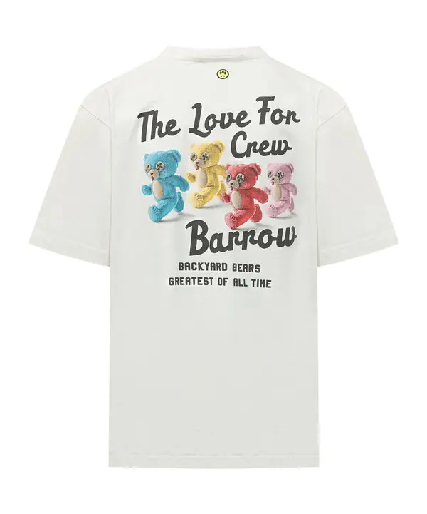 BARROW Printed Crewneck T-shirt