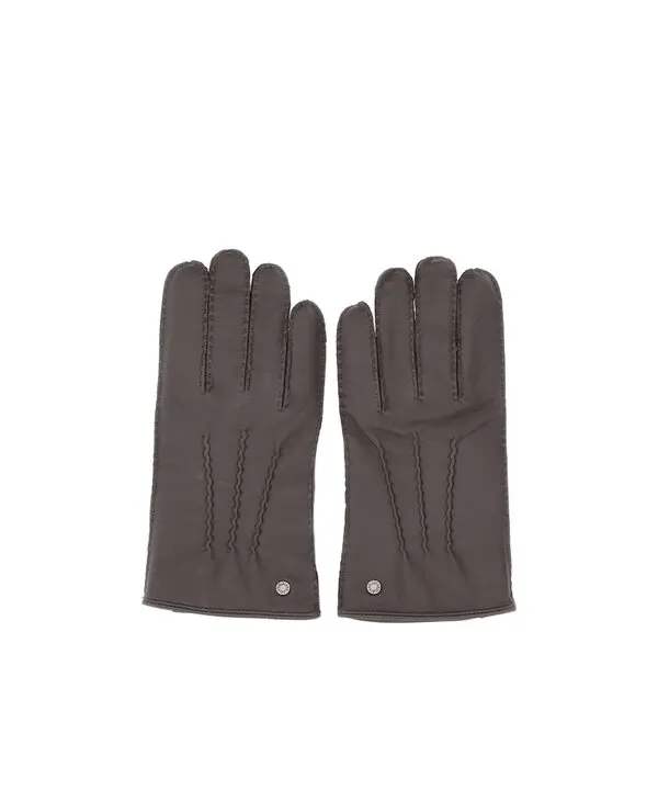 GIANNI CHIARINI Topstitched Leather Gloves