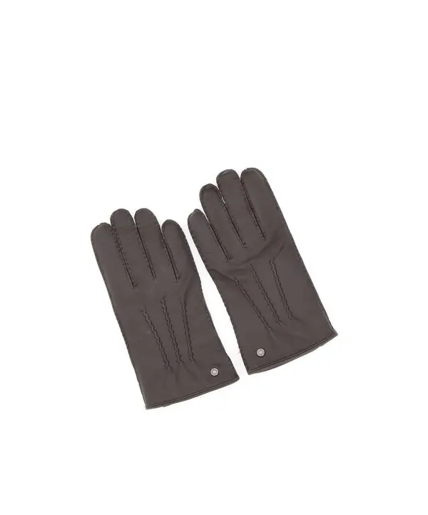 GIANNI CHIARINI Topstitched Leather Gloves