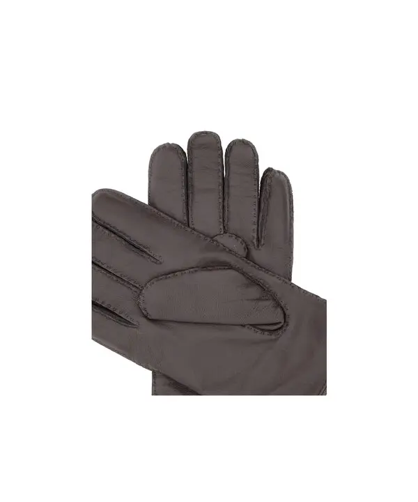 GIANNI CHIARINI Topstitched Leather Gloves