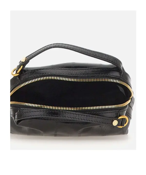 GIANNI CHIARINI Alifa Striped Leather Shoulder Bag
