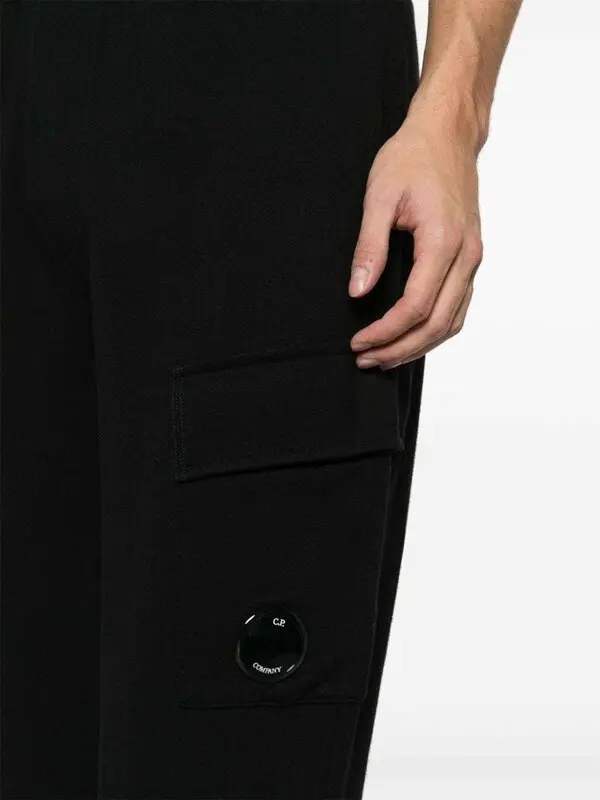 C.P. COMPANY Lens-detailed Tapered Leg Track Pants