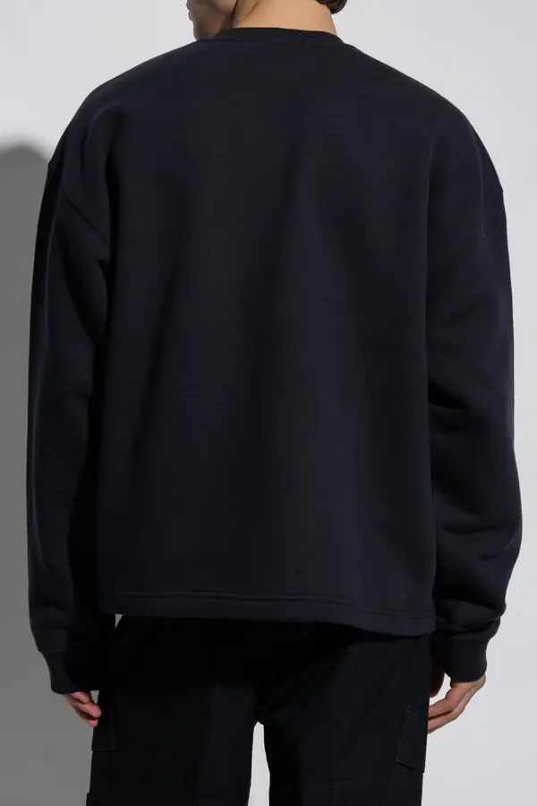 Stone Island Logo-print Cotton Sweatshirt