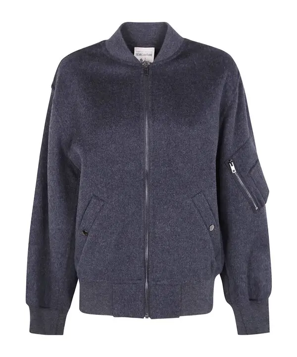 SEMICOUTURE Zip-up Bomber Jacket