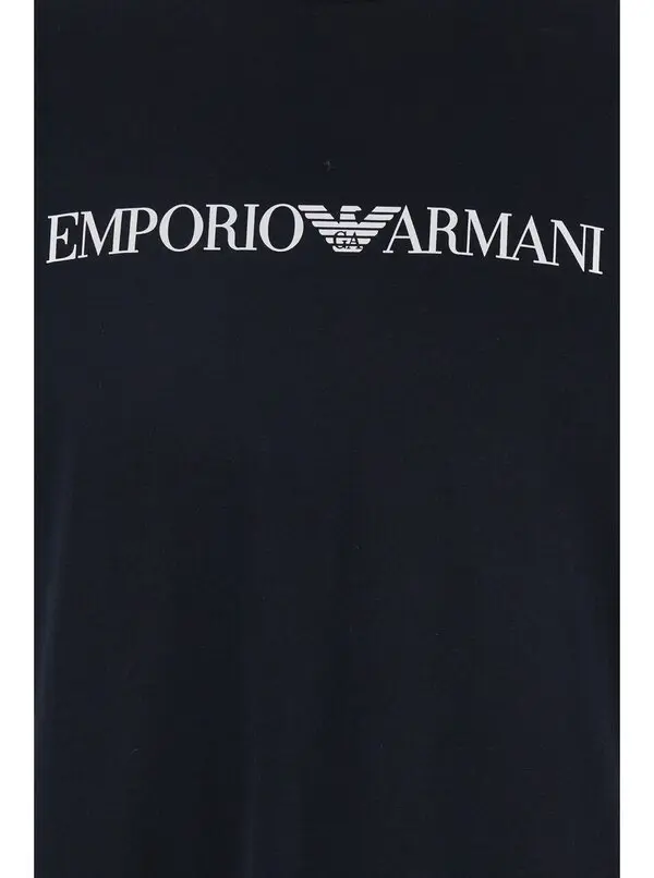 Emporio Armani Logo Printed Crewneck T-shirt