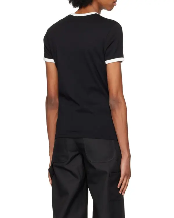 COURREGES Bumpy Contrast T-shirt