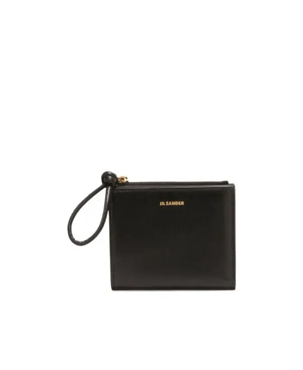JIL SANDER Logo Printed Bi-fold Wallet