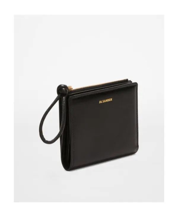 JIL SANDER Logo Printed Bi-fold Wallet