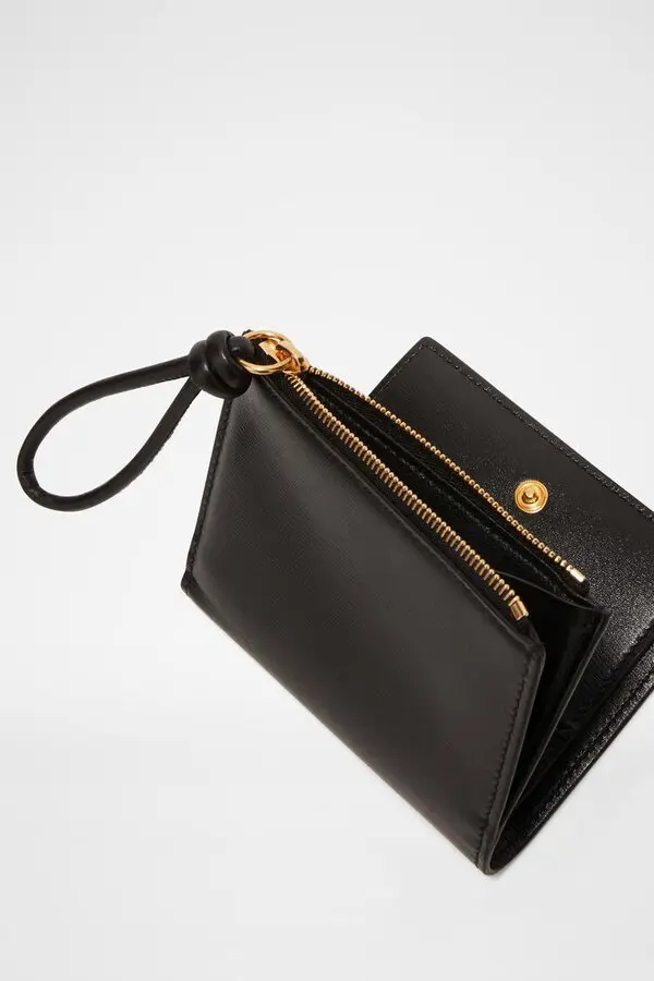 JIL SANDER Logo Printed Bi-fold Wallet