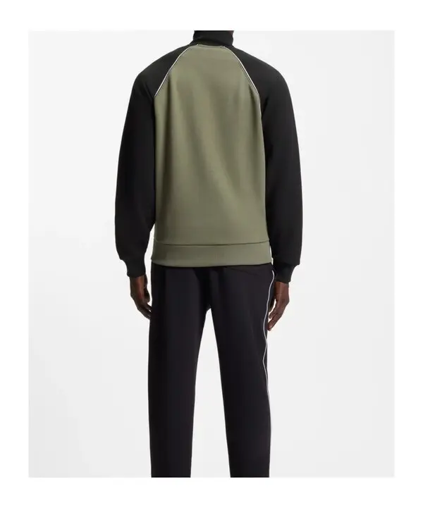 Hugo Boss Colorblock Full Zip Sweatshirt