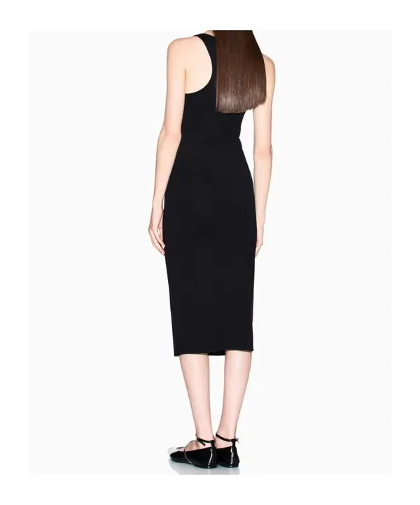 Armani Exchange Ribbed Midi Dress