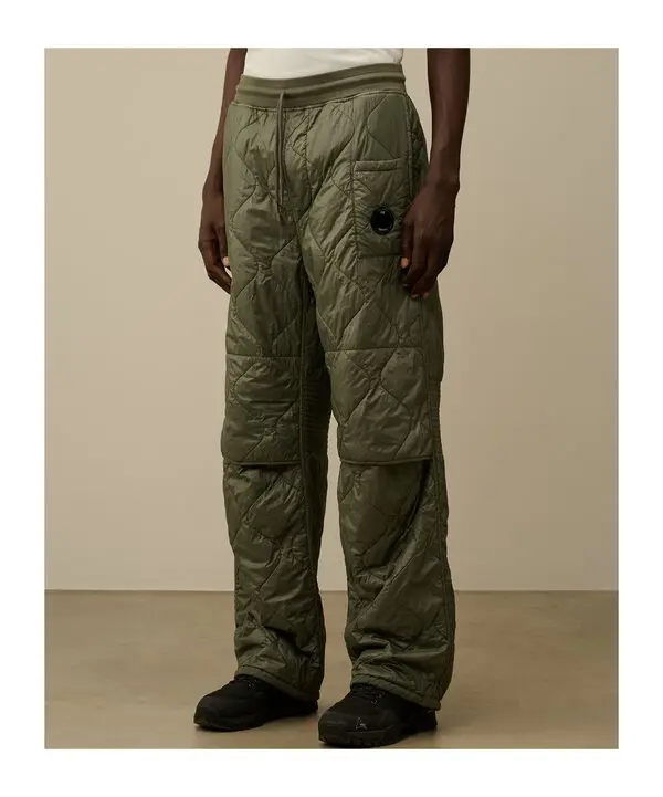 C.P. COMPANY Lens-detail Quilted Trousers